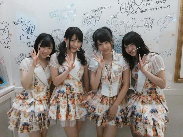岡田彩花画像bot on Twitter: "岡田彩花 北澤早紀 佐々木優佳里 村山彩希 #AKB48"
