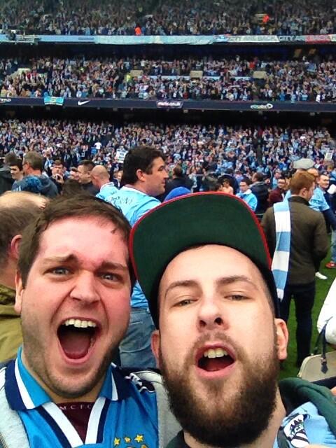 Manchester City Fans Stage Huge Pitch Invasion After Winning The ...