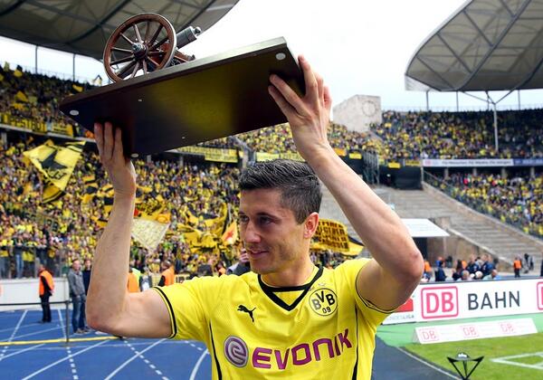 Robert Lewandowski left Borussia Dortmund winning the Bundesliga's ...
