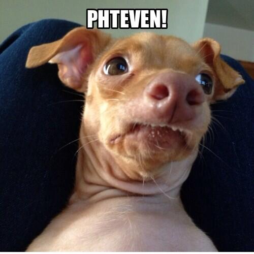 Phteven Dog Selfie