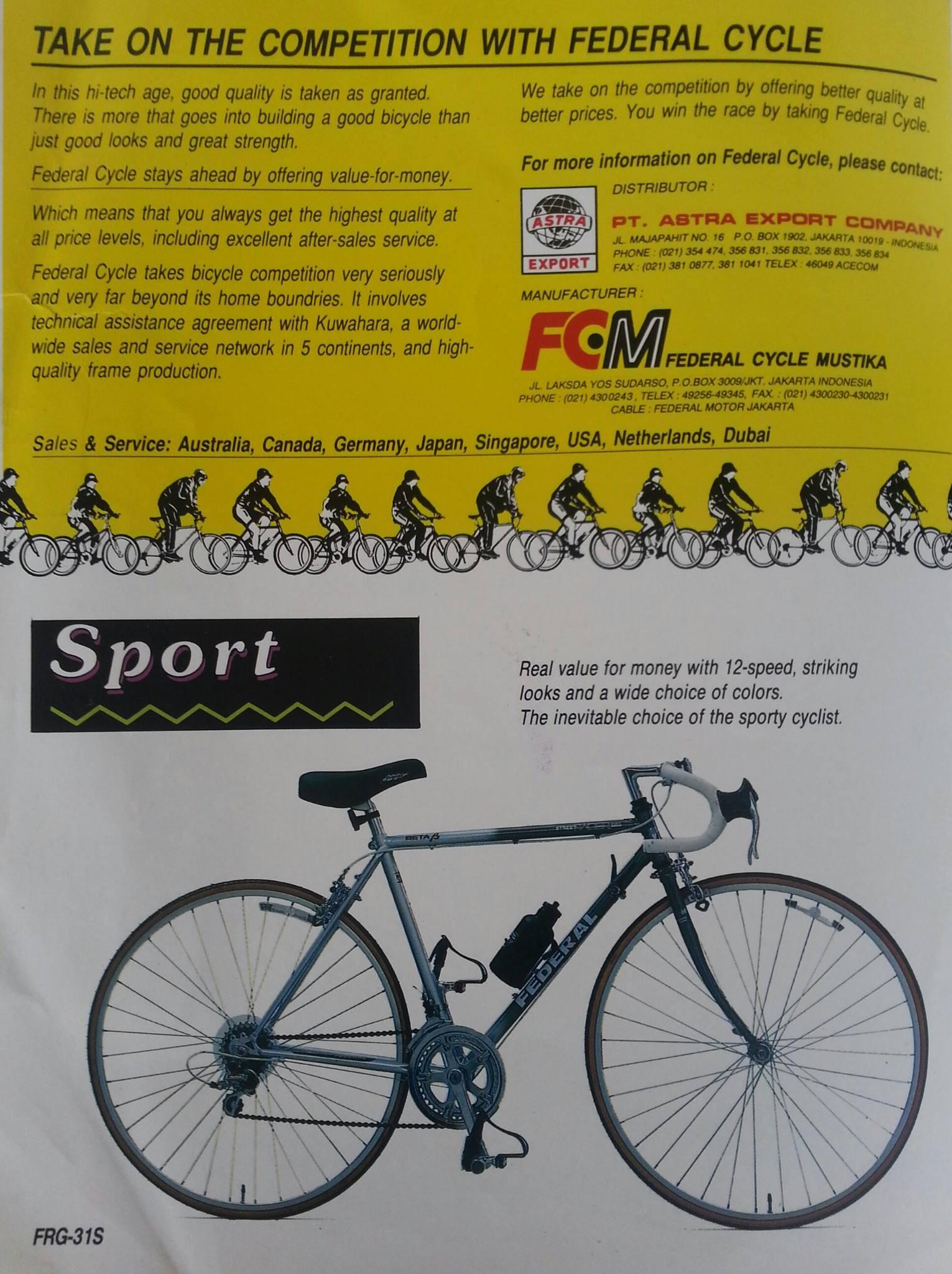 Sepeda Balap Federal Beta