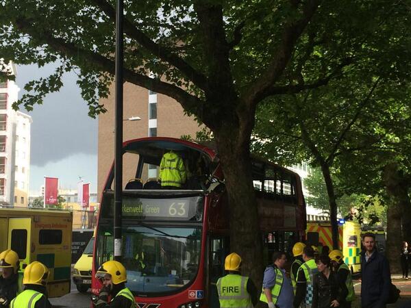 Ten passengers injured after bus ploughs into tree - ITV News