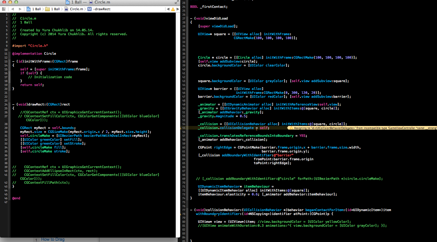 ios - Gravity with UIview - Stack Overflow