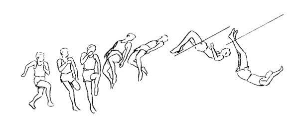 Fosbury Flop High Jump Technique