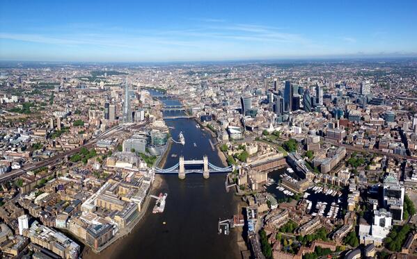 Police helicopter captures stunning view over London | London - ITV News