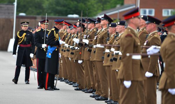 The Duke of Kent congratulated the Army's newest soldiers at their ...