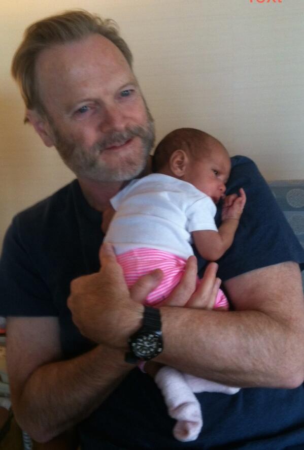 Twitter pic of Lawrence O'Donnell with The Last Word's Newest Addition ...