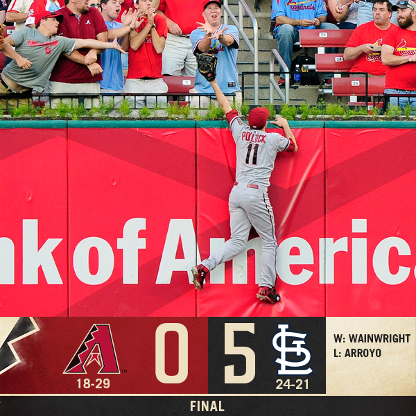 [ARI] 퍼펙트 게임은 저지했기에 행복합니다 : MLBPARK