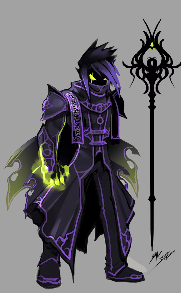 Chaos Mage, agora com cabelinho de emo. – AQWCangaceiros