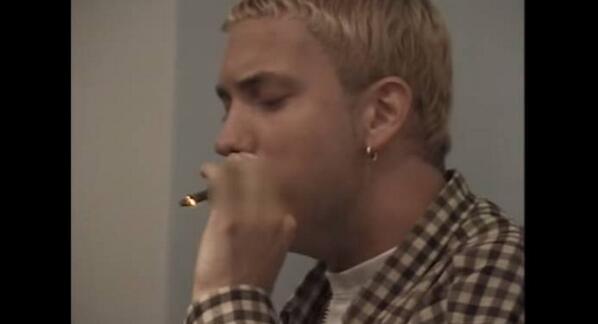 Eminem Smoking Cigarettes