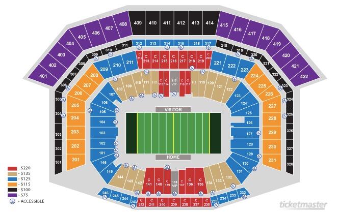 Levis Stadium Seating Chart