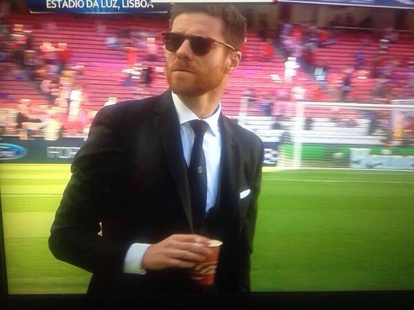 Xabi Alonso Suit Champions League Final