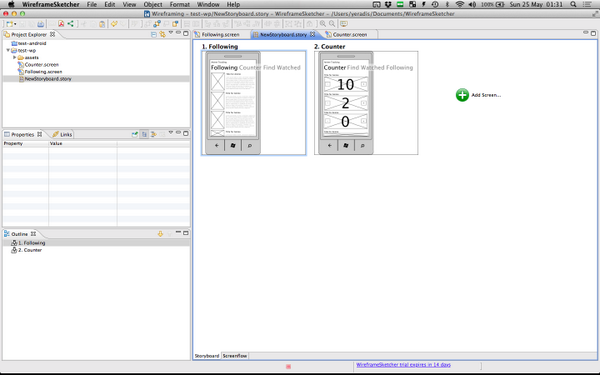 Wireframesketcher eclipse plugin - designersxaser