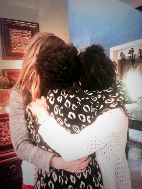 Three Girls Group Hug