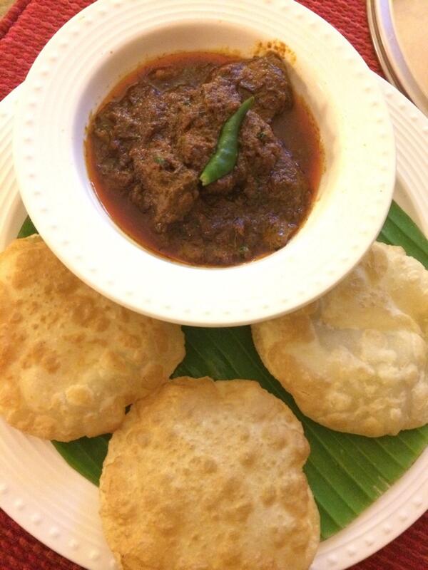 Kosha Mangsho Luchi