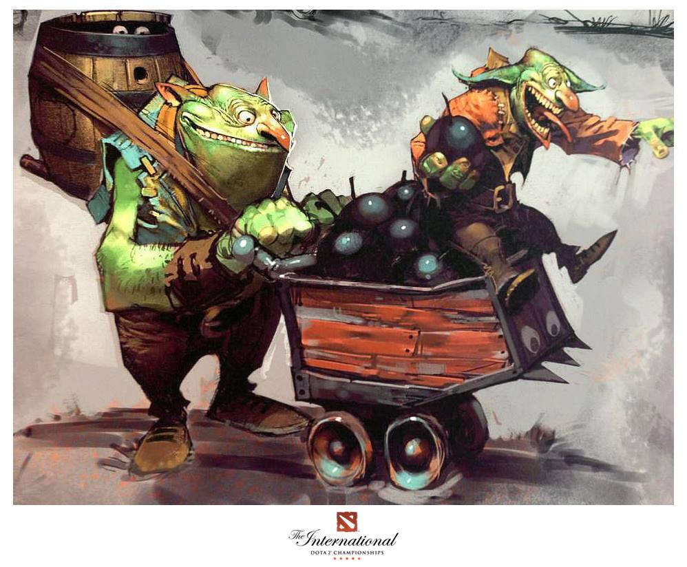 Goblin Techies Dota 2 Lover Gift Gamer Techies Dota 2" Art Board Print