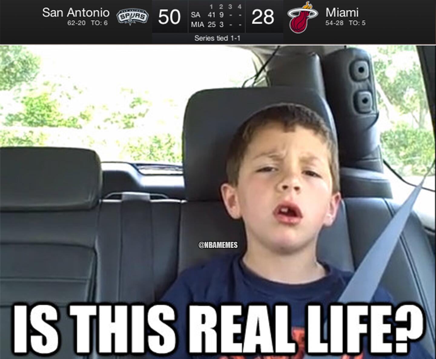 Spurs Heat Meme
