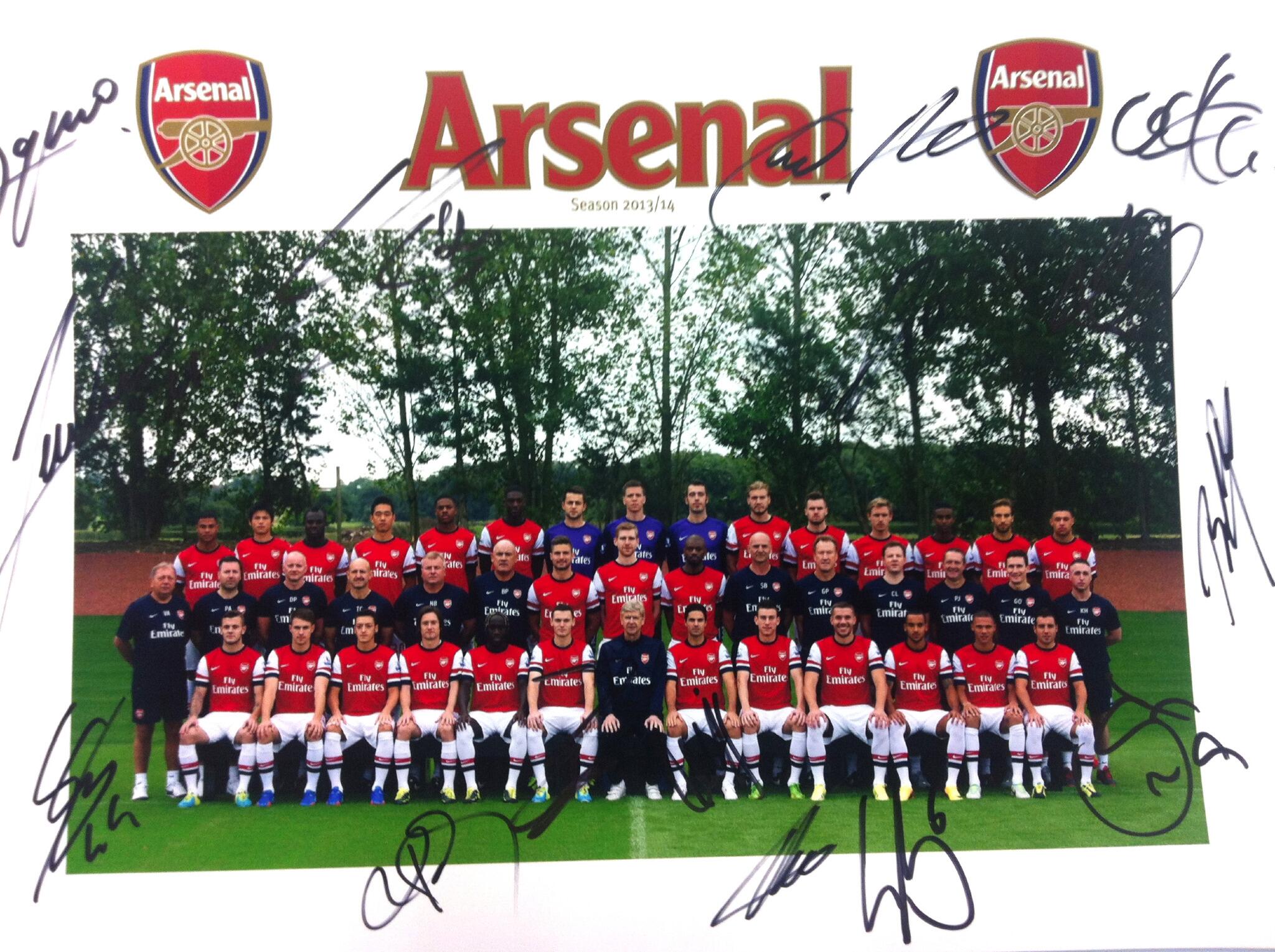 Arsenal 2013 14 Team
