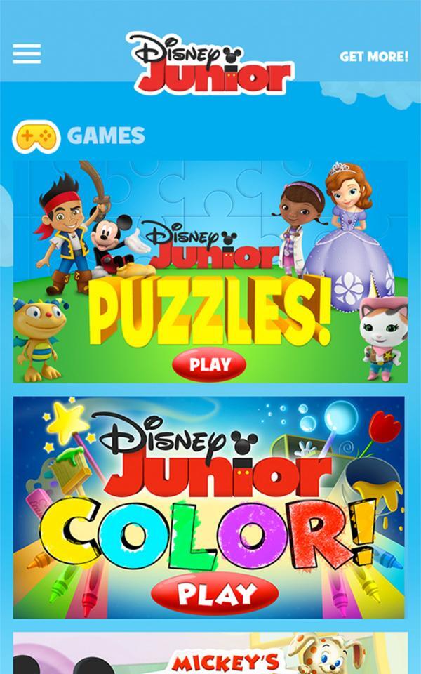 Disney Junior Games