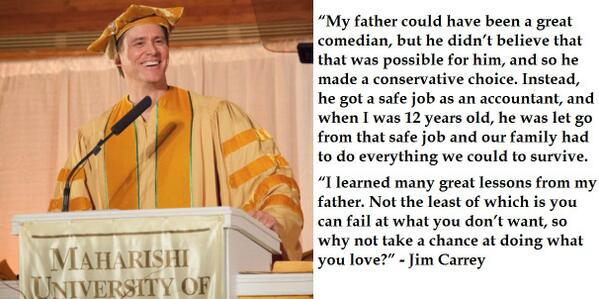 Jim Carrey Commencement Quotes