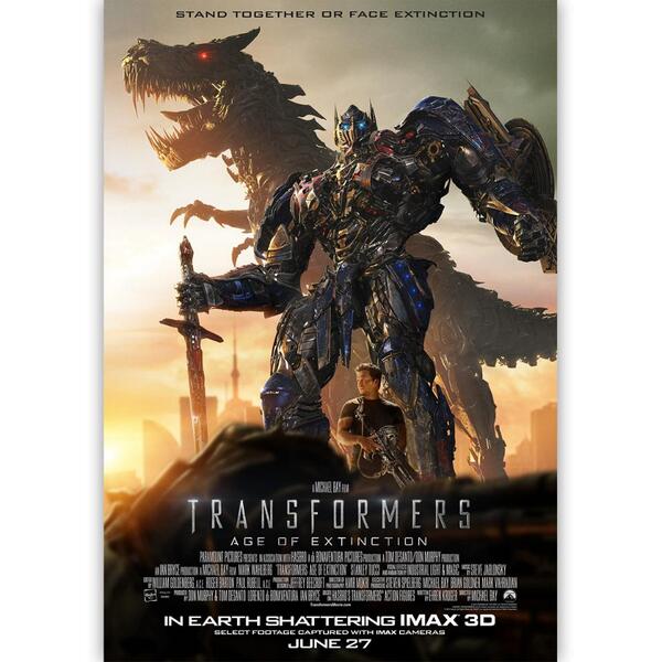 IMAX on X LOOK Exclusive IMAX art for Transformers Age of Extinction In IMAX 3D June 27 Tickets http t QoLY19woae http t rN13Mbdbeq X