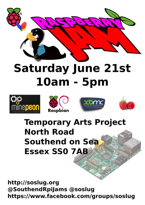 Southend-on-Sea Raspberry Jam for #RaspberryPi owners #rjam - Raspberry Pi Pod and micro:bit base