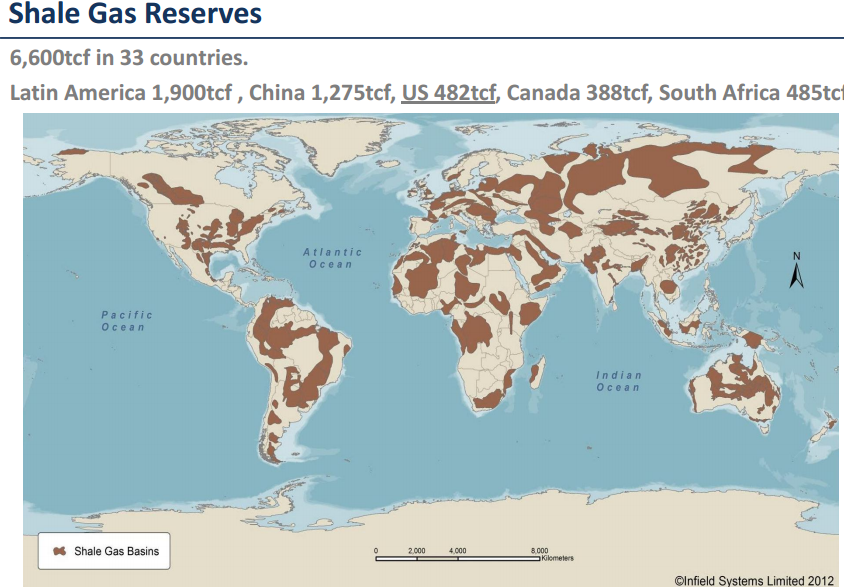Shale Gas Map