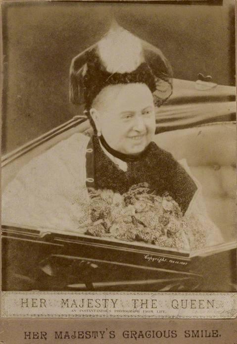 Queen Victoria Smiling B.C. Marks Queen's Record Reign Maple