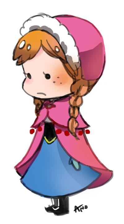 Cute Anna :3 : r/Frozen