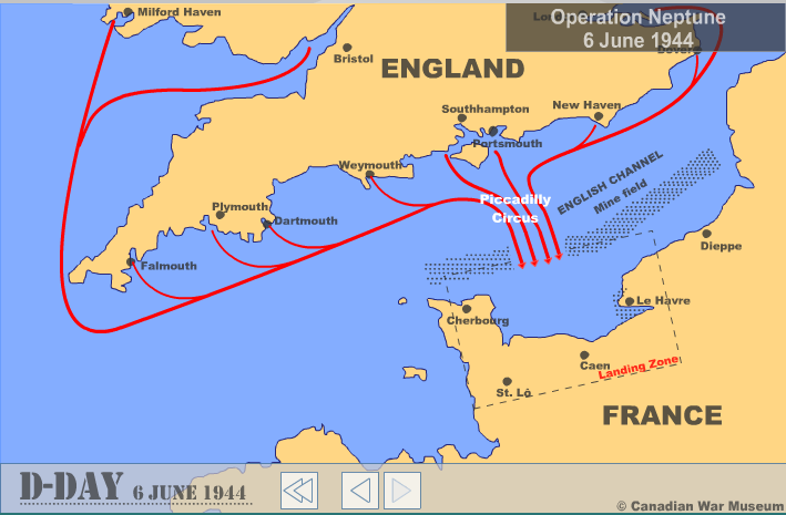 English Channel Map