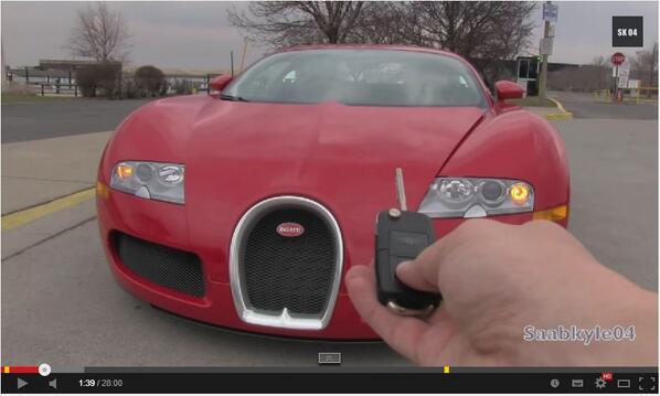 Bugatti Veyron Key Fob