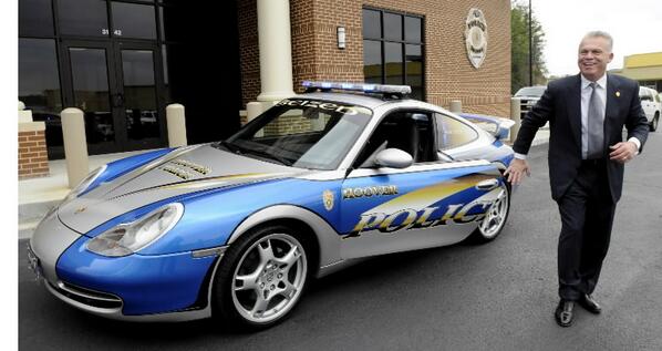 Porsche Police Car