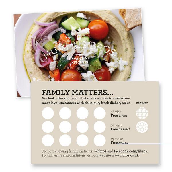 Restaurant Loyalty Card