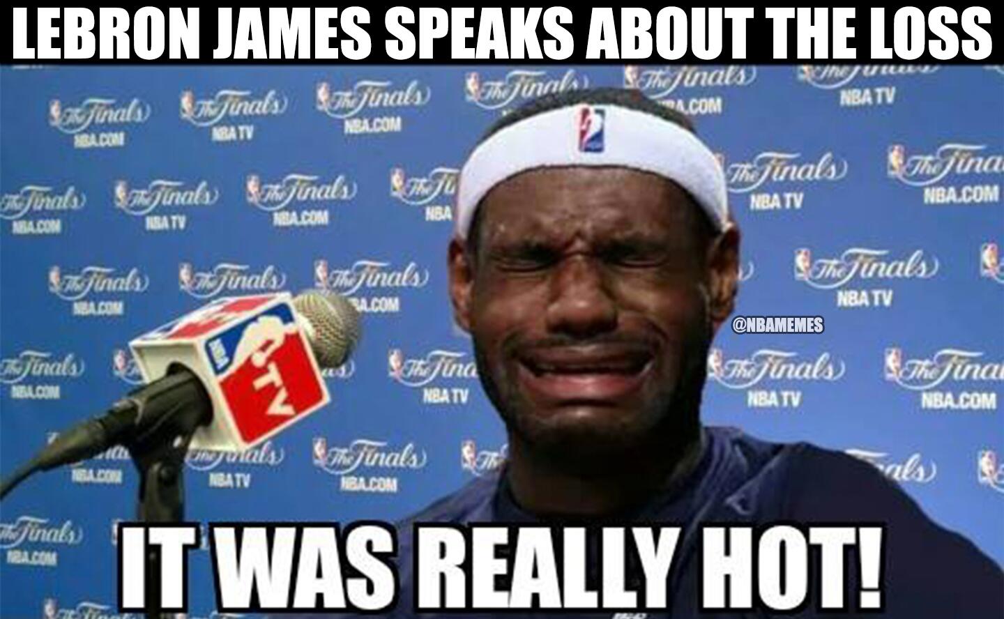 Lebron Crying Spurs