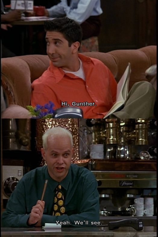 Gunther Rachel Friends