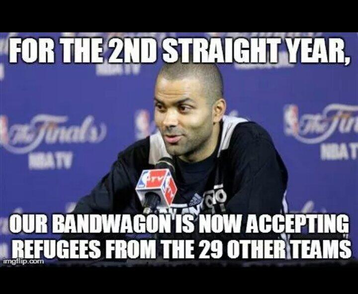Spurs Bandwagon Meme