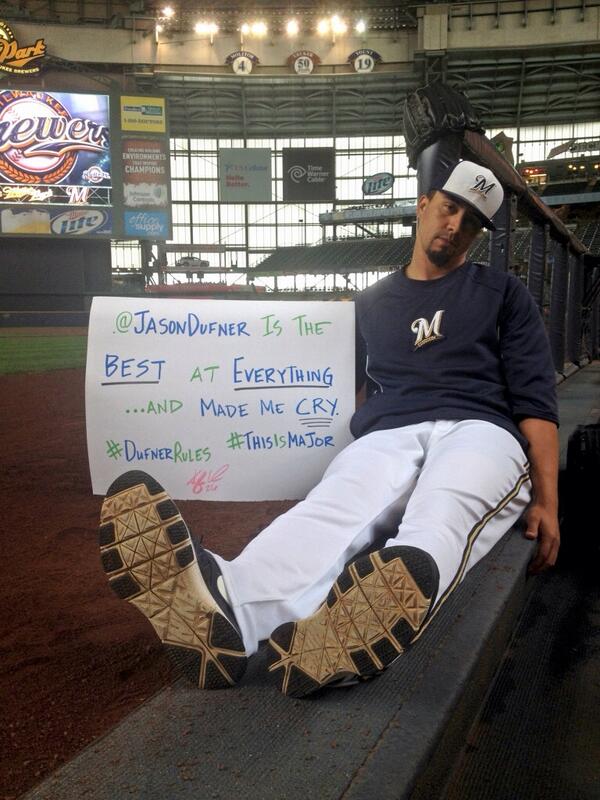 Kyle Lohse lost a bet to golfer Jason Dufner : r/baseball