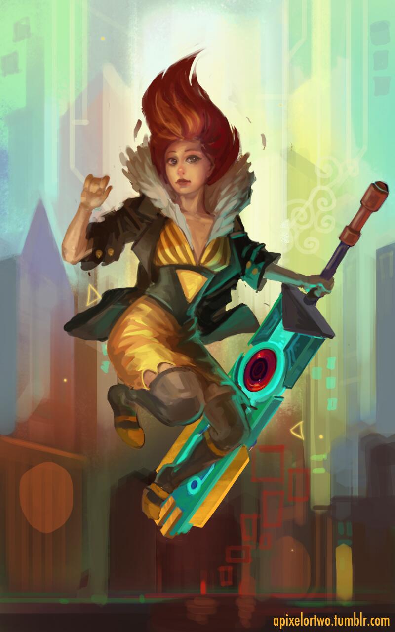Transistor Game Concept Art