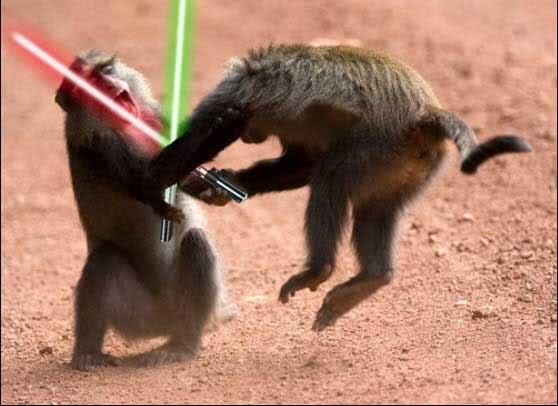 Monkeys With Lightsabers