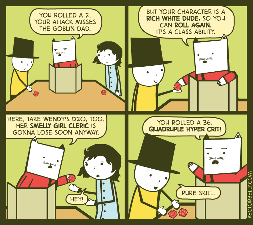 Privilege Comic Strip