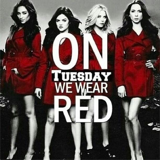 Pretty Little Liars Red Coat Poster