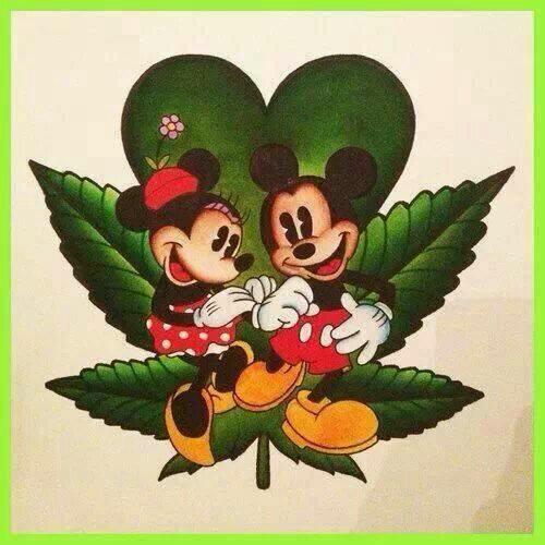 Minnie Mouse Smoking Weed