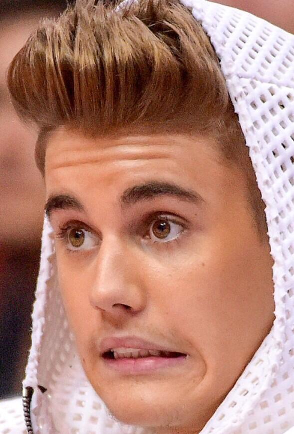 Justin Bieber Close Up Face
