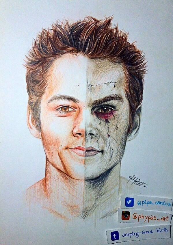 Teen Wolf Stiles Drawings