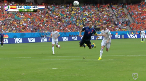 Robin van persie's diving header is the first amazing goal of the # ...