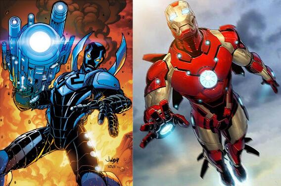 Iron Spider Vs Blue Beetle