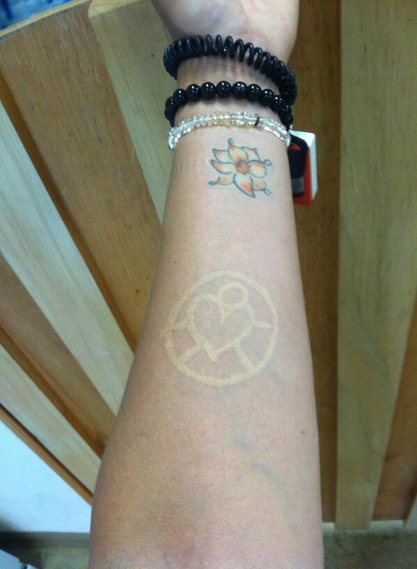 Sharpie Wrist Tattoo