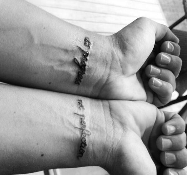 Strive For Progress Not Perfection Tattoo