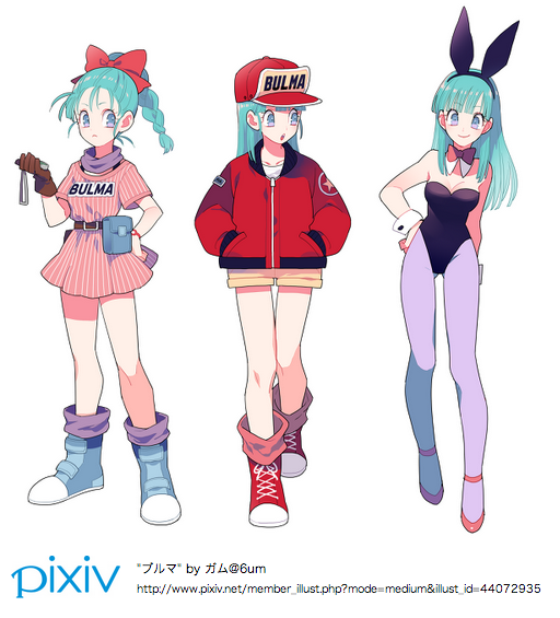 pixiv（픽시브）한국어 on Twitter: "오늘의 귀여운 작품！ 「ブルマ」by ガム@6um - http://t.co/mcPWMcEGRL #pixiv http://t ...