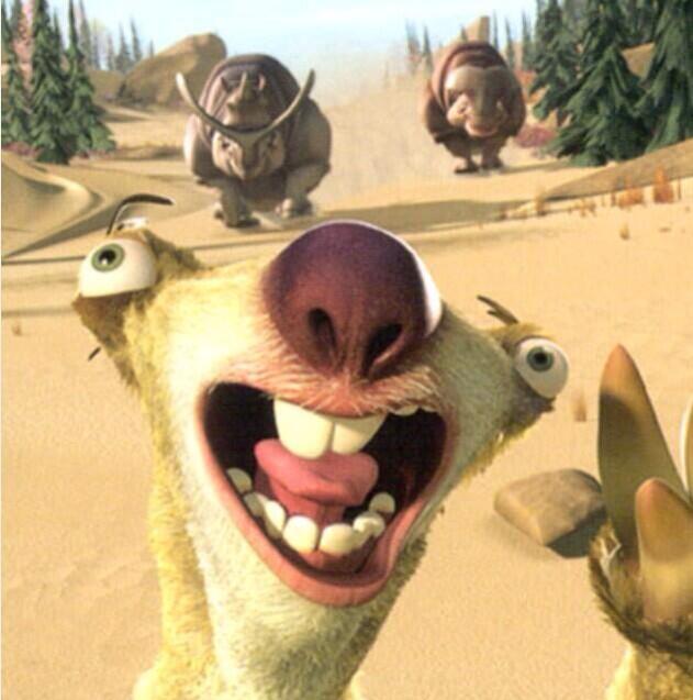 Squirrel Ice Age Smiling